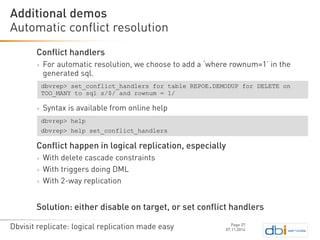 Dbvisit replicate: logical replication made easy | PDF | Databases | Computer Software and ...