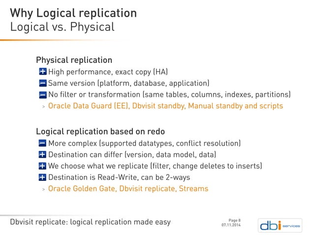 Dbvisit replicate: logical replication made easy | PDF | Databases ...