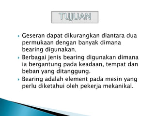 P.p bearing | PPTX