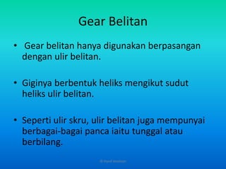 P.p gear | PPTX