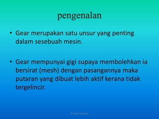P.p gear | PPTX