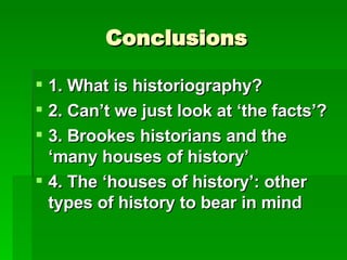 P P Historiography One | PPT