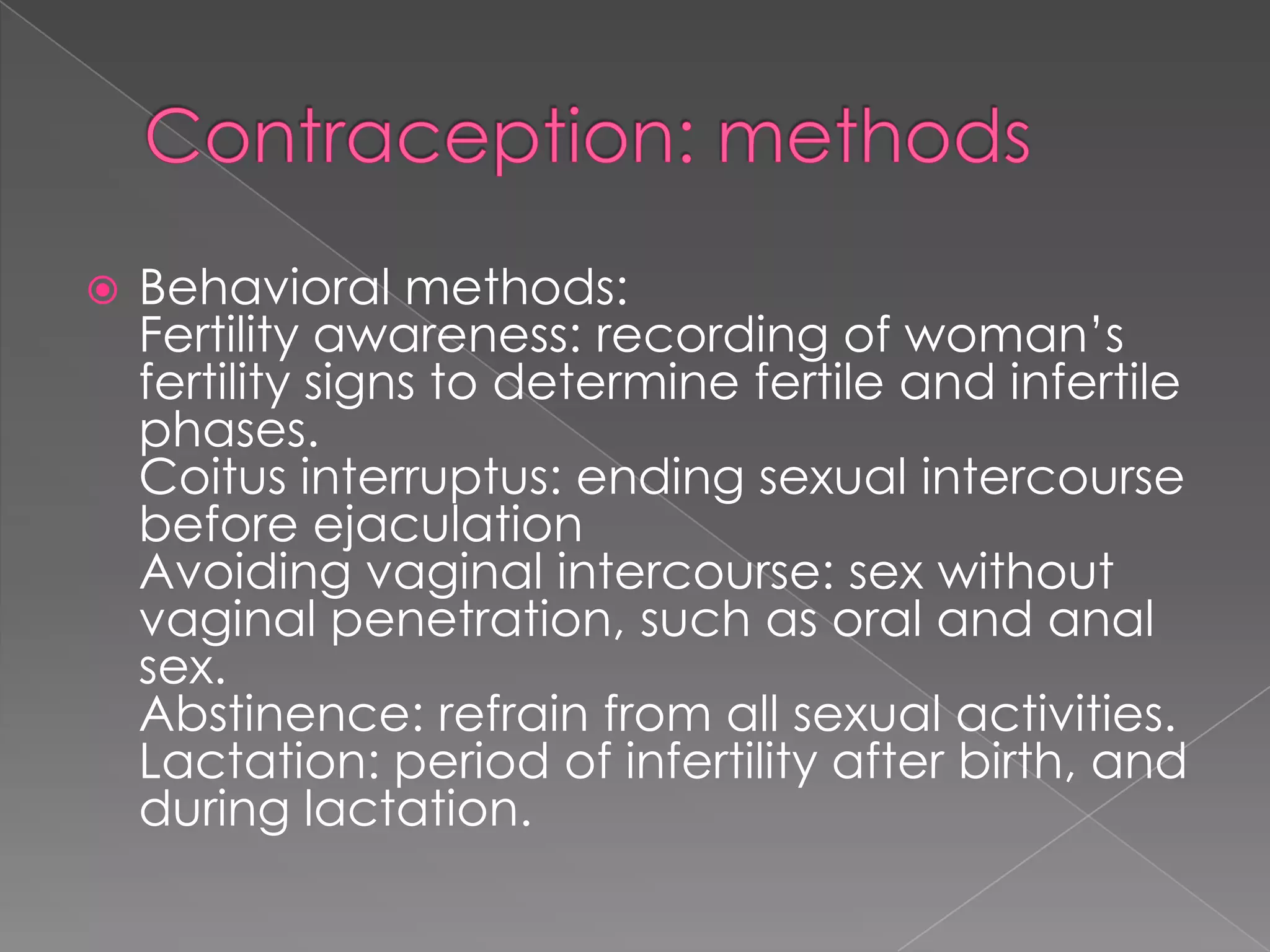 P.P.P. Contraception Lesson Plan | PPTX