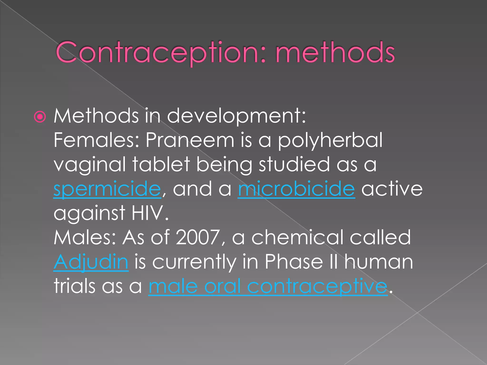 P.P.P. Contraception Lesson Plan | PPTX