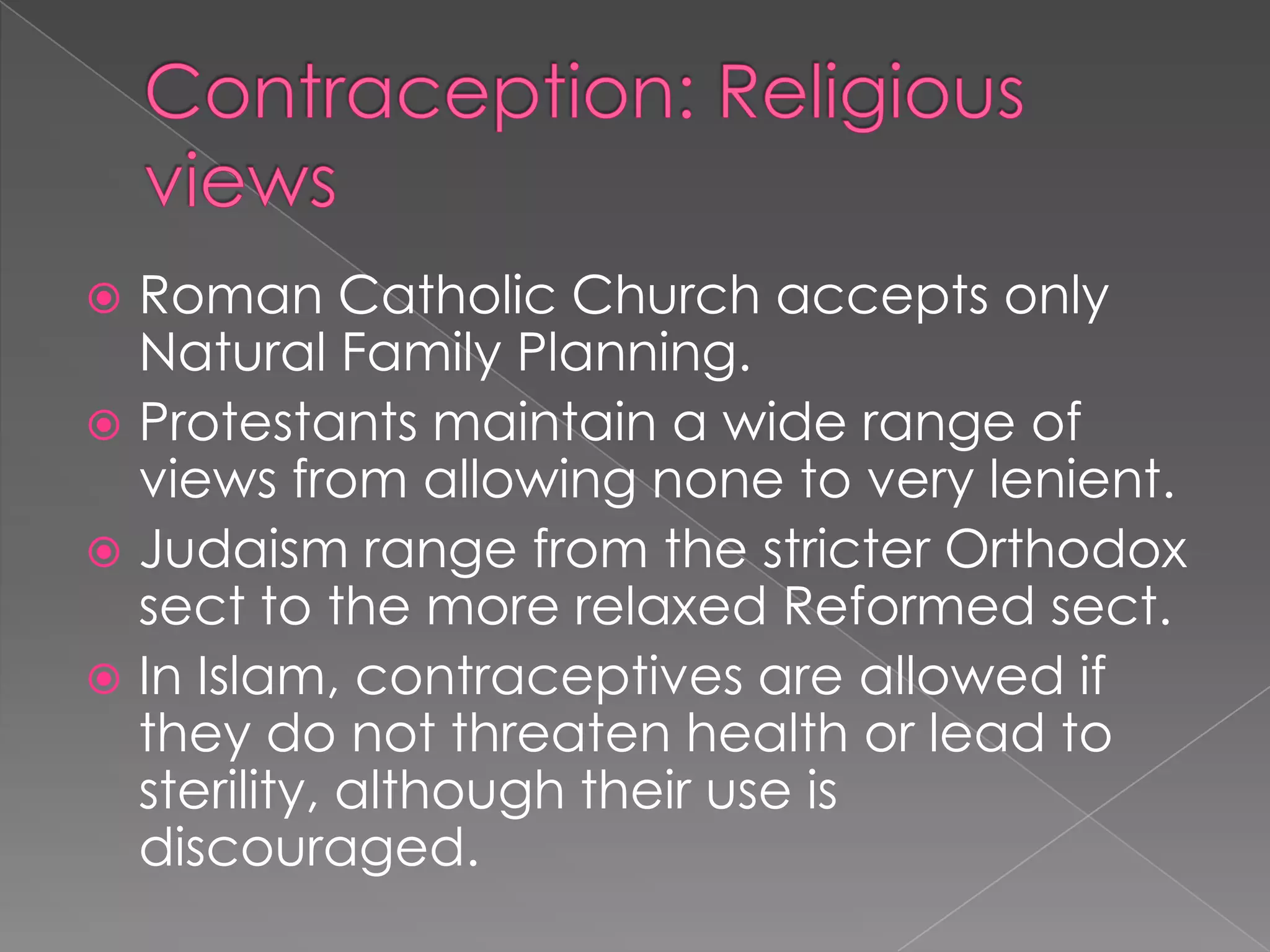 P.P.P. Contraception Lesson Plan | PPTX