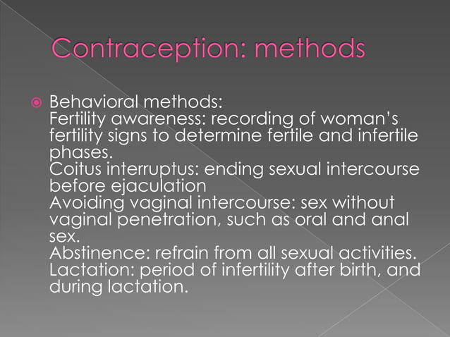 P.P.P. Contraception Lesson Plan | PPTX