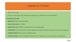 P-Plate Progression Transitioning from Learner to Provisional License ...