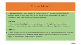 P-Plate Progression Transitioning from Learner to Provisional License ...