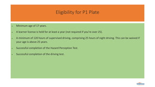 P-Plate Progression Transitioning from Learner to Provisional License ...