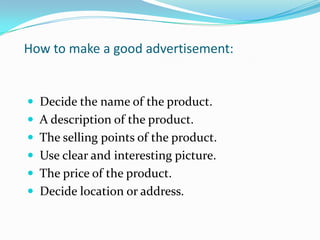 P. point advertisement | PPTX