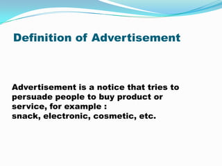 P. point advertisement | PPTX