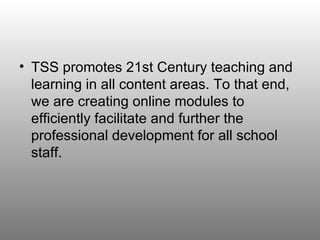 TSS Presentation | PPT