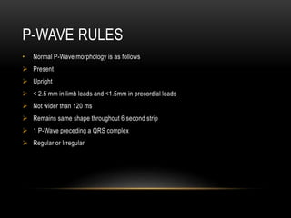 P wave axis and escape rhythms | PPTX