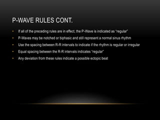 P wave axis and escape rhythms | PPTX