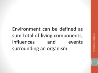 P-X ENVT EDN UNIT-I(A )& (B) Defn, Scope, Importance of Environmental ...