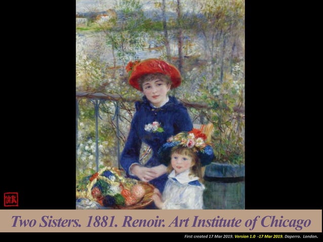 Two Sisters on the Terrace - An Impressionist Painting 1.0 | PPT