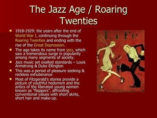 wynberg girls high-jackie kunze-english-the great gatsby background | PPT