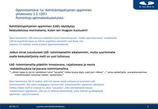 P0033 oppimistehtävä 1a yhteenveto | PPT