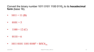Digital Principles-Number systems | PPT