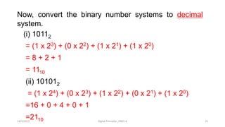 Digital Principles-Number systems | PPT