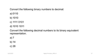 Digital Principles-Number systems | PPT