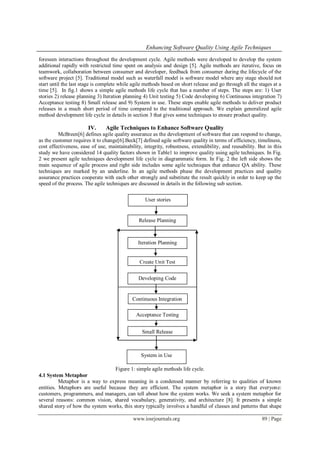 Enhancing Software Quality Using Agile Techniques | PDF