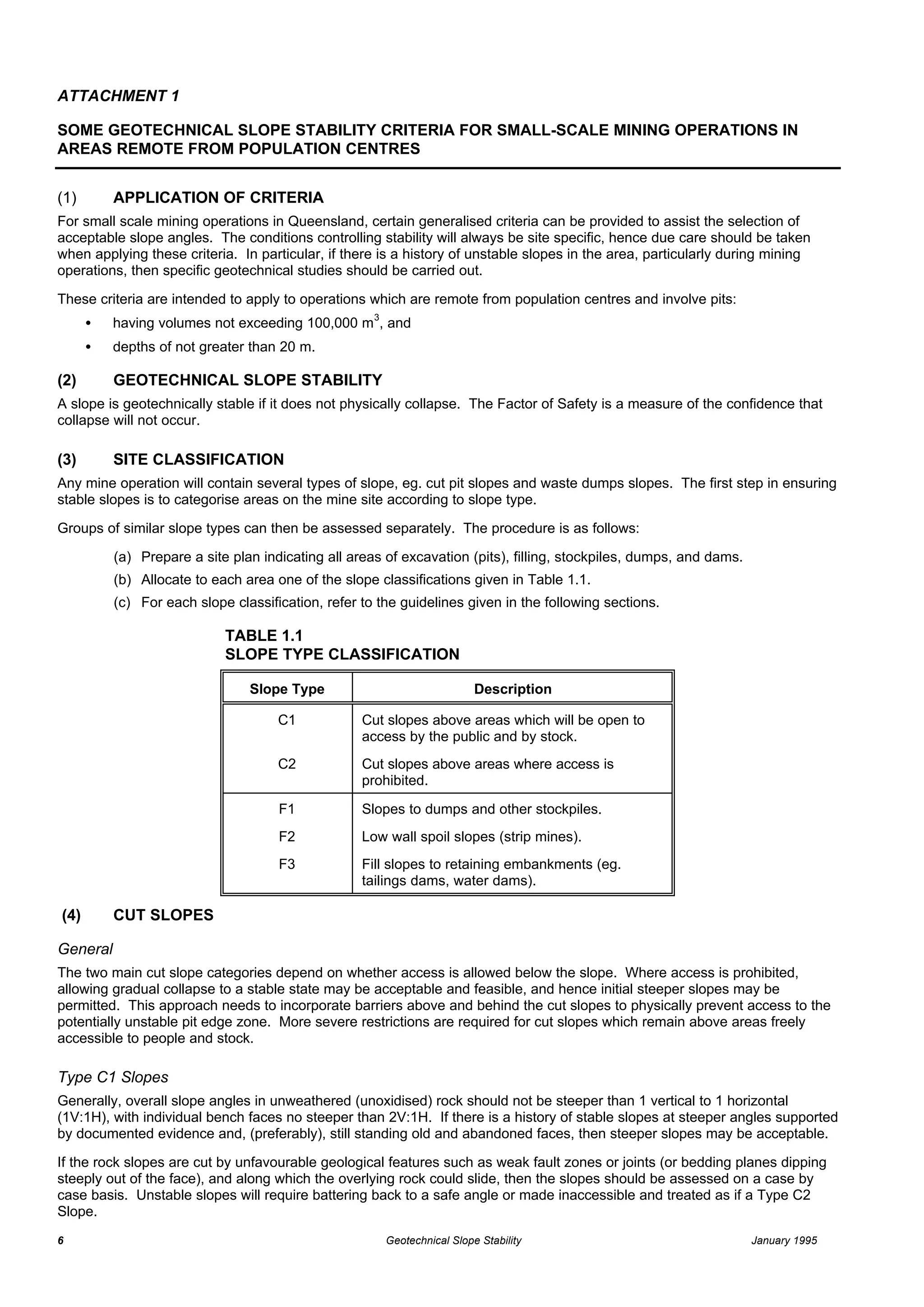 GEOTECHNICAL SLOPE STABILITY | PDF