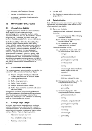 GEOTECHNICAL SLOPE STABILITY | PDF