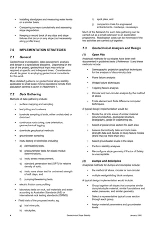 GEOTECHNICAL SLOPE STABILITY | PDF