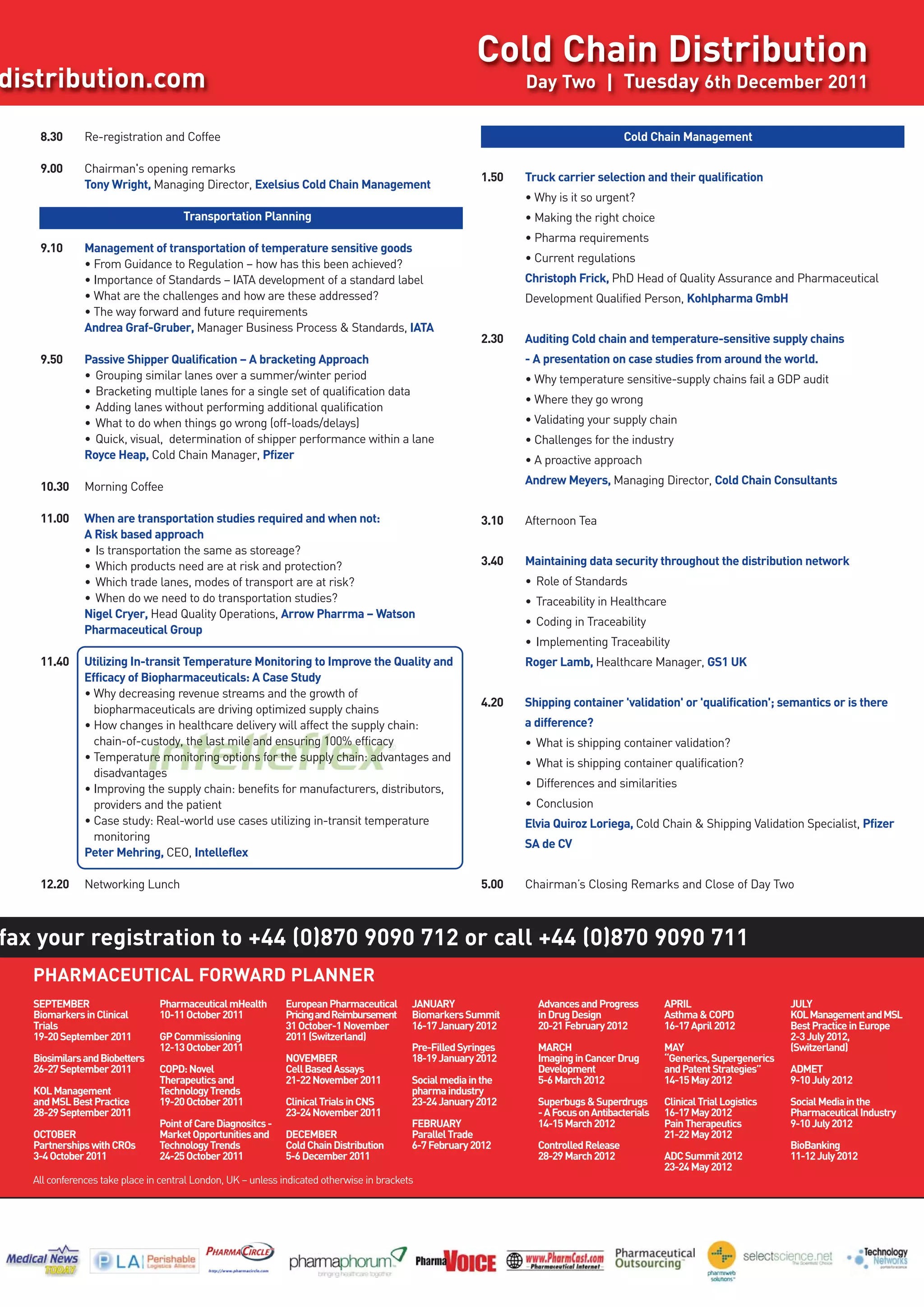 P 012 Cold Chain Distribution | PDF
