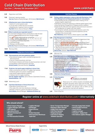 P 012 Cold Chain Distribution | PDF
