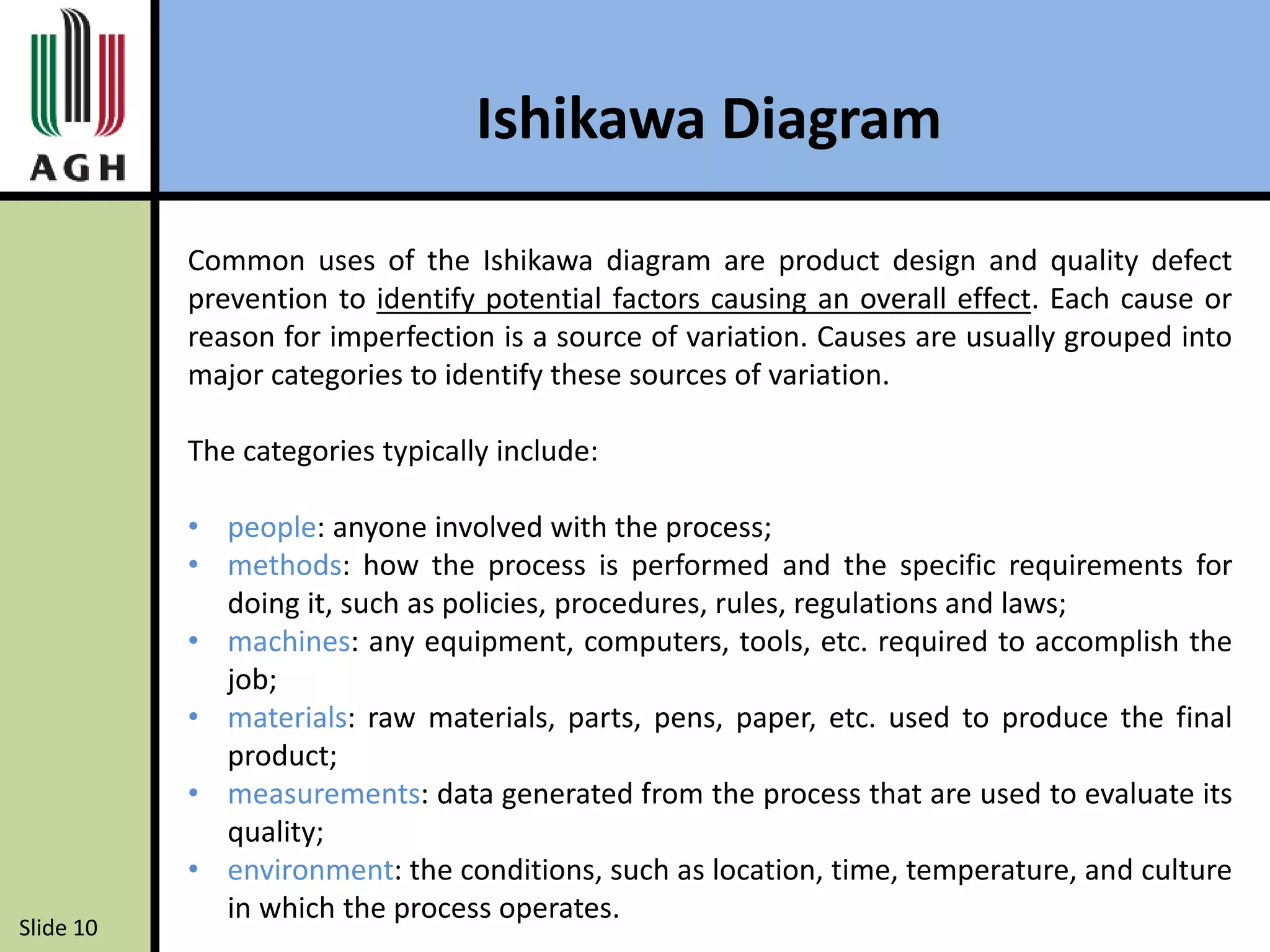 Histogram, Pareto Diagram, Ishikawa Diagram, and Control Chart | PPTX