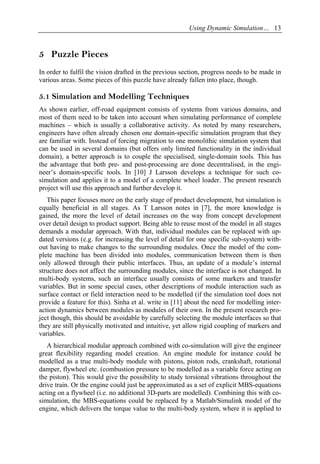 Using Dynamic Simulation in the Development of Construction Machinery | PDF