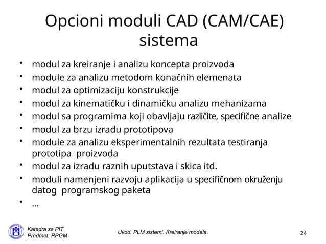 P01 Uvod - PLM - CAD - Geometrijsko modeliranje.pptx