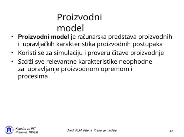 P01 Uvod - PLM - CAD - Geometrijsko modeliranje.pptx