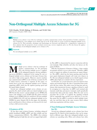 Multiple Access Techniques for 5G | PDF