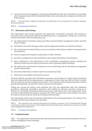 ISO 37001 Anti-bribery management systemsStandard Document | PDF