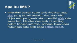 Pengertian Antarmuka (Interface) Manusia Komputer | PPT
