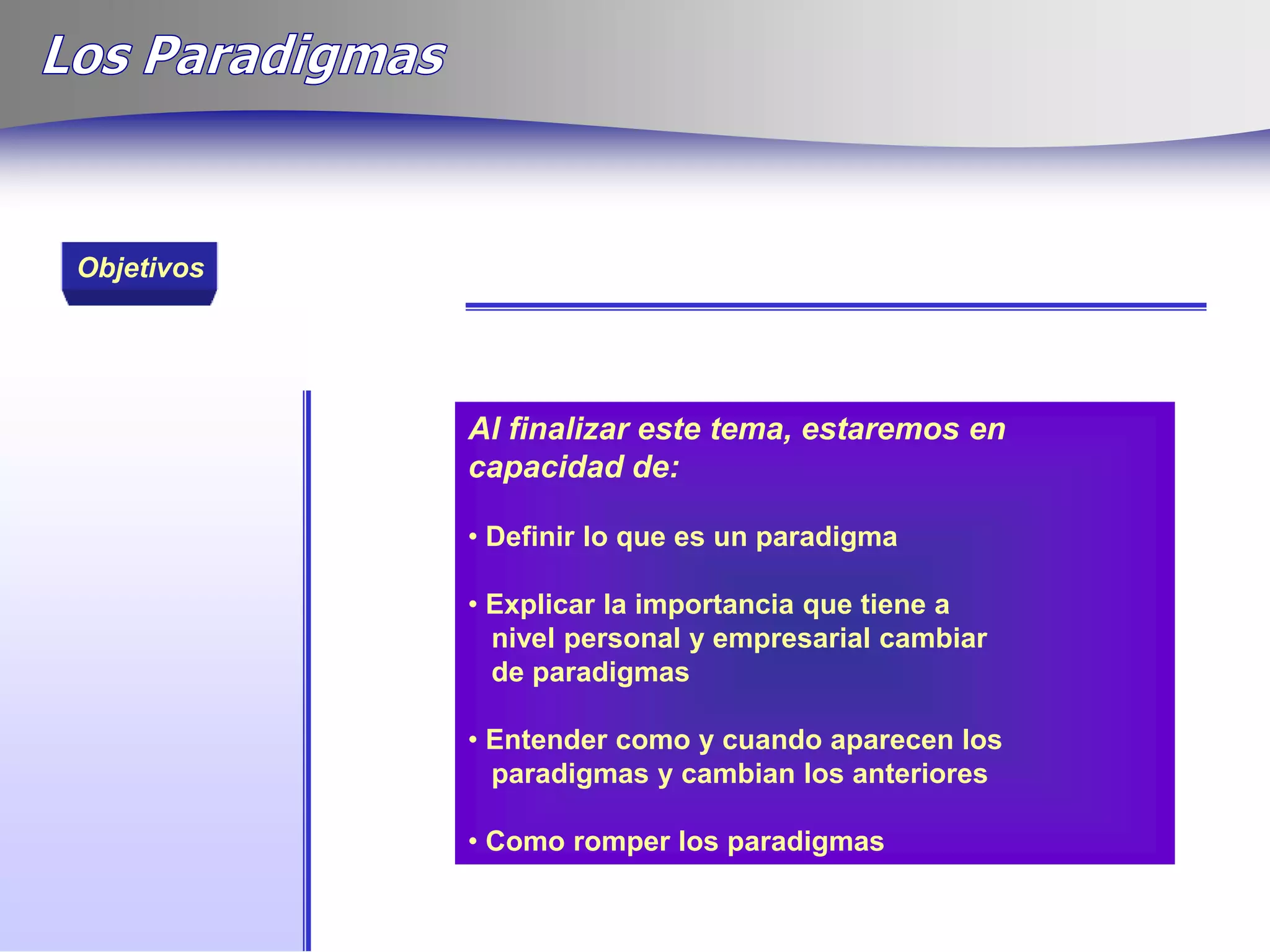 Concepto de Paradigma | PPT