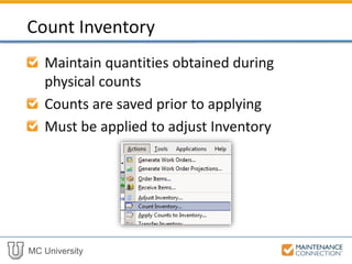 P03 - Inventory Management Tools (MCU) | PPTX