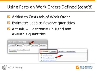 P03 - Inventory Management Tools (MCU) | PPTX