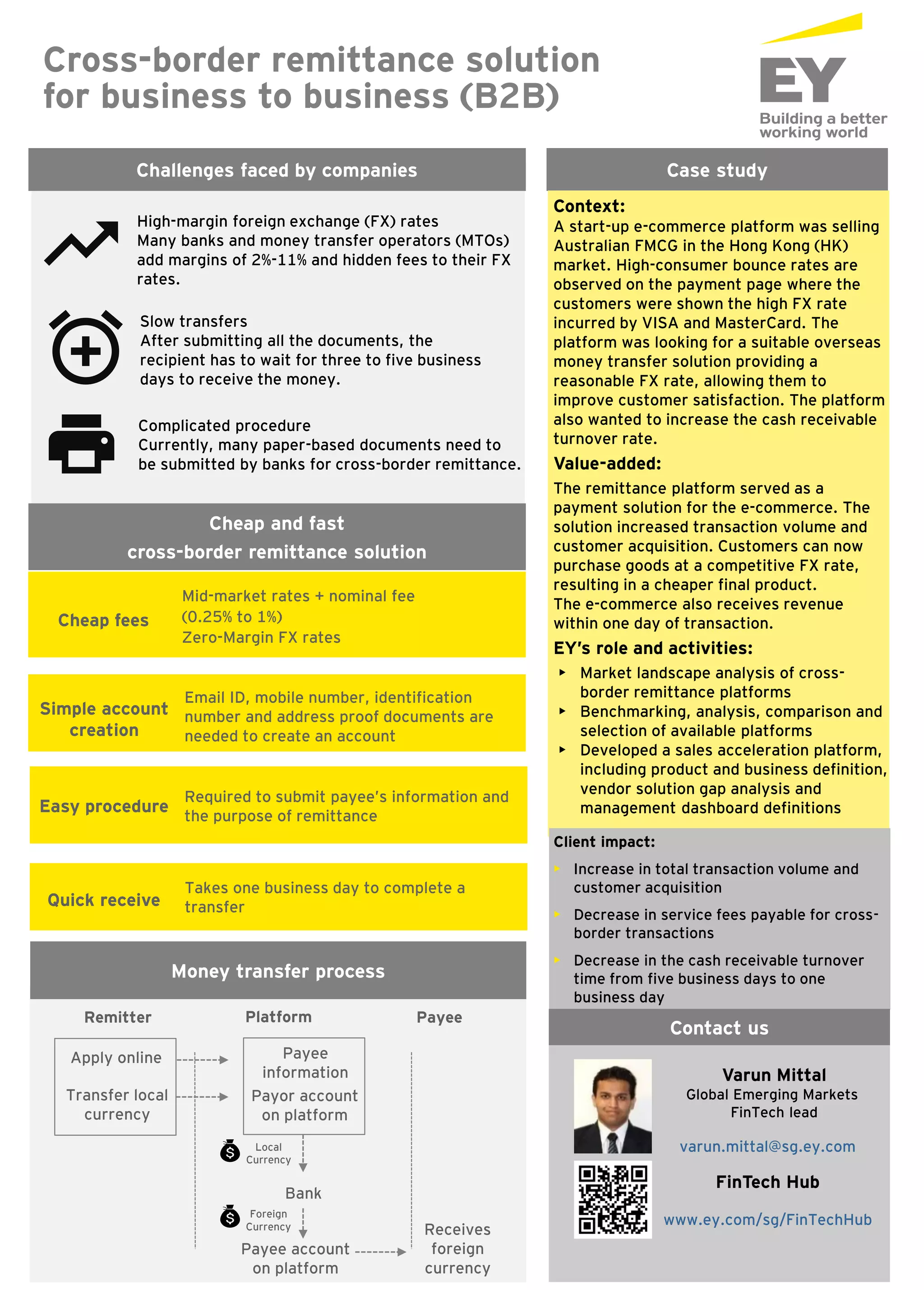 Cross-border Remittance Solution for Business to Business (B2B) | PDF | Currencies | Economy