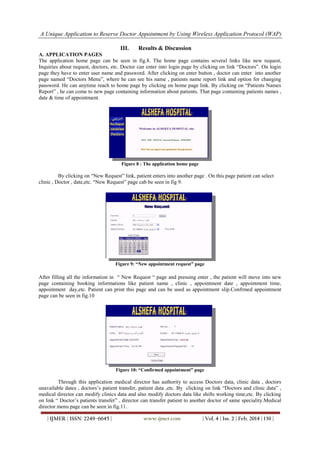 A Unique Application to Reserve Doctor Appointment by Using Wireless ...