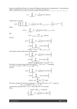 Generalized Carleson Operator and Convergence of Walsh Type Wavelet ...