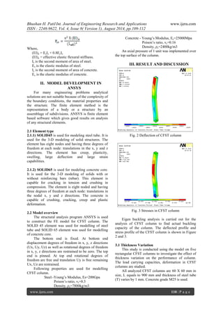 Parametric Study of Square Concrete Filled Steel Tube Columns Subjected To Concentric Loading ...