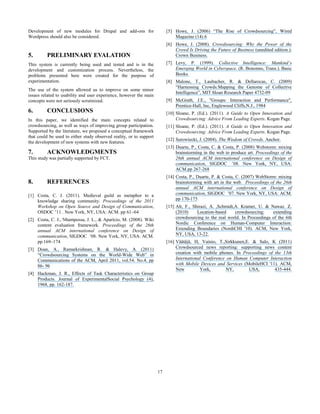 Proposing a System to Support Crowdsourcing | PDF