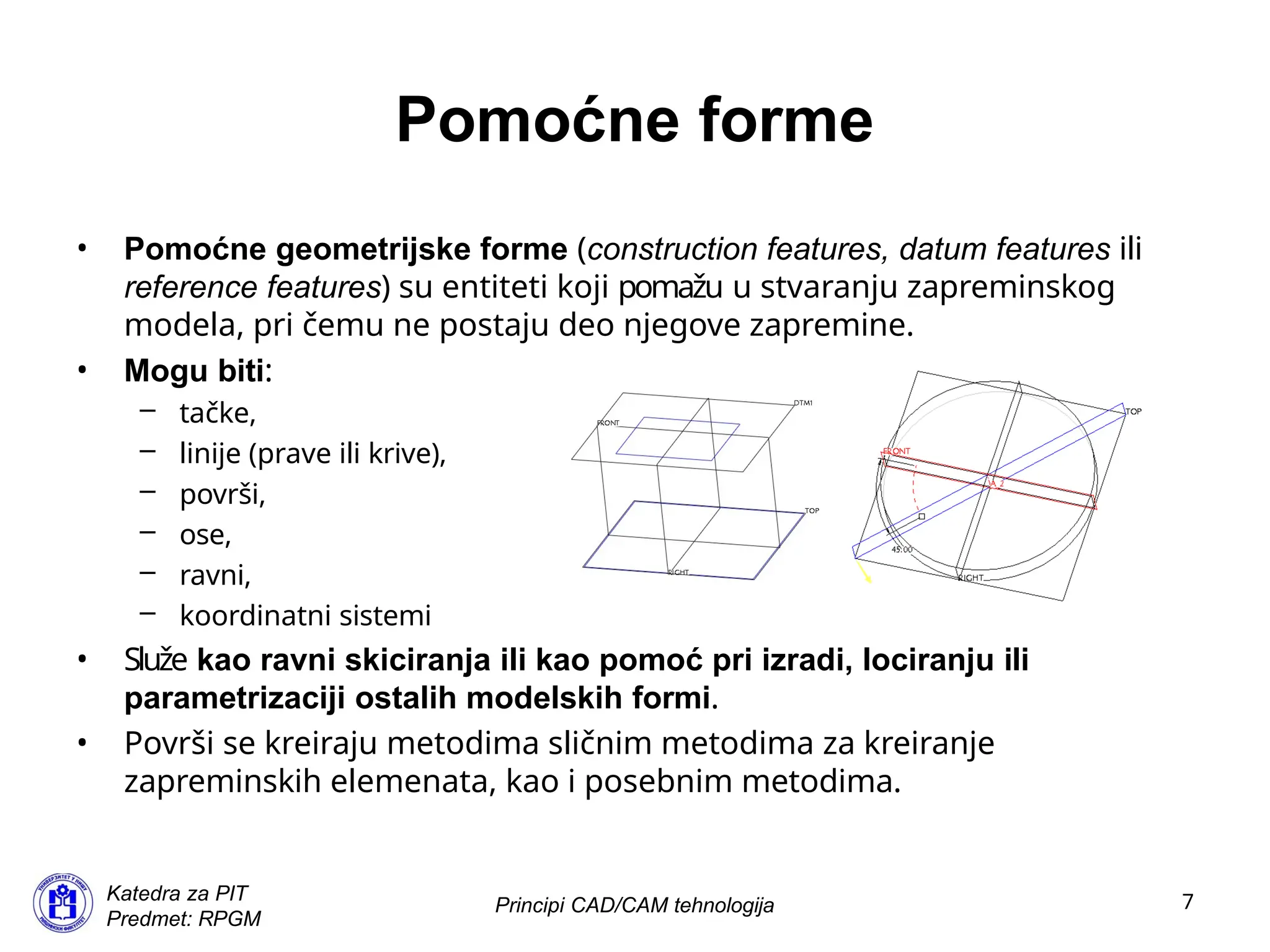 P05-P06 CAD-CAM Tehnologije - Geometrijske modelske forme.pptx