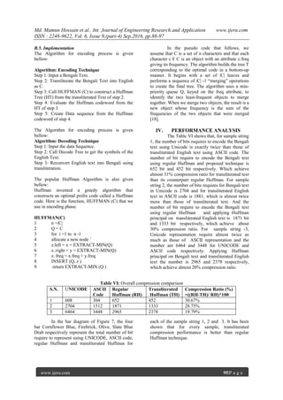Performance Improvement Of Bengali Text Compression Using ...