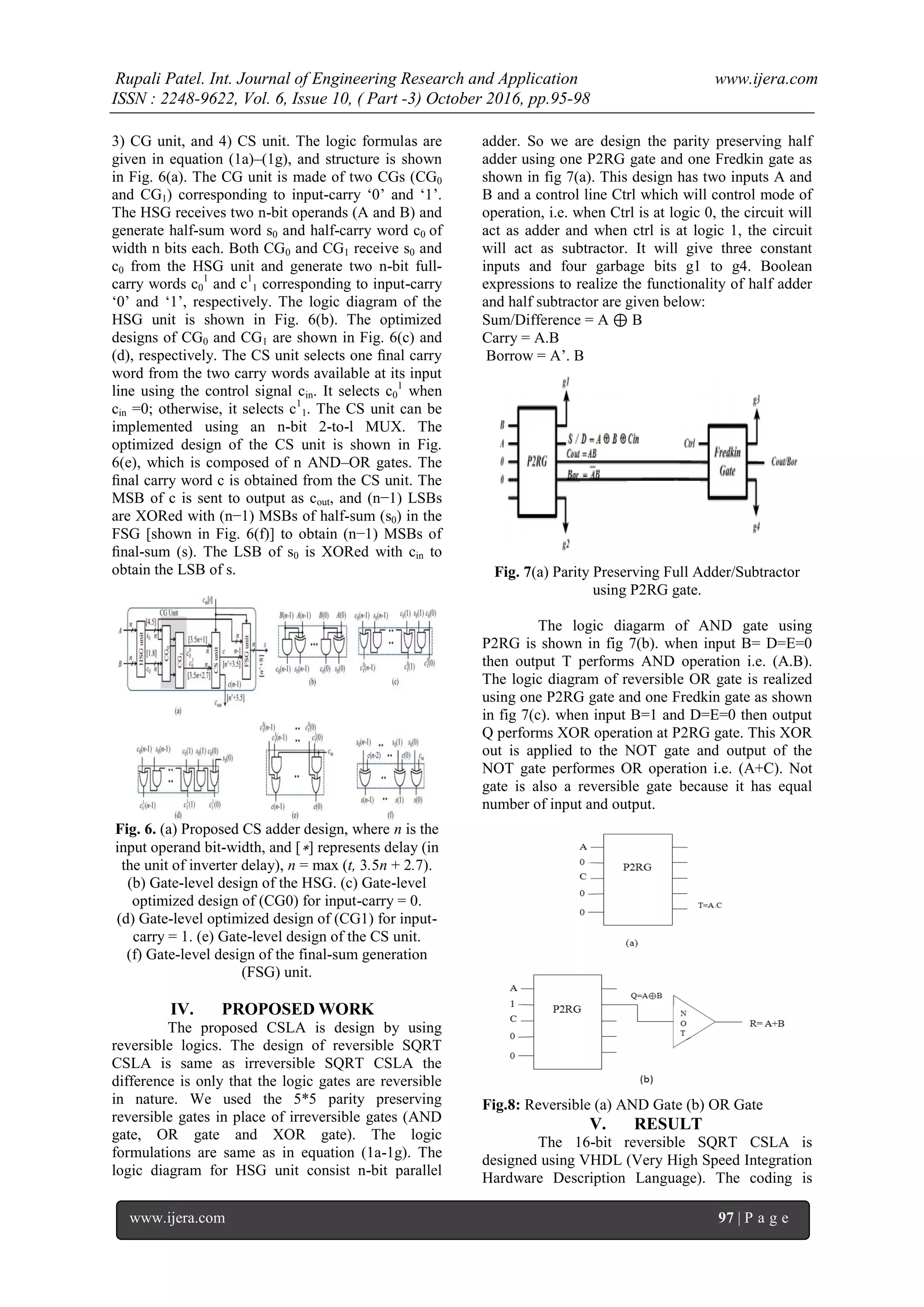 Implementation And Comparison Of Efficient 16 Bit Sqrt Csla Using