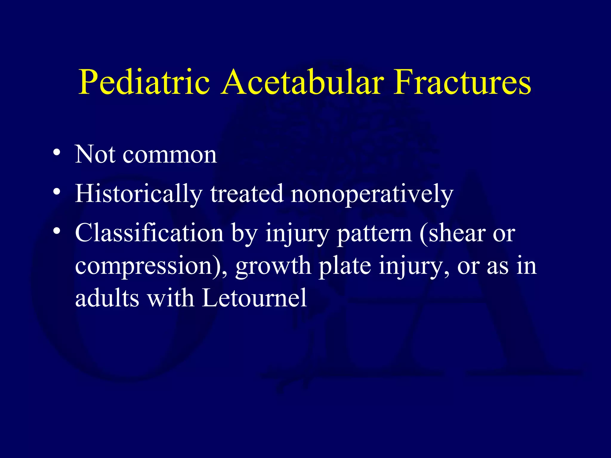 P07 pediatric pelvis, aceta | PPT | Free Download